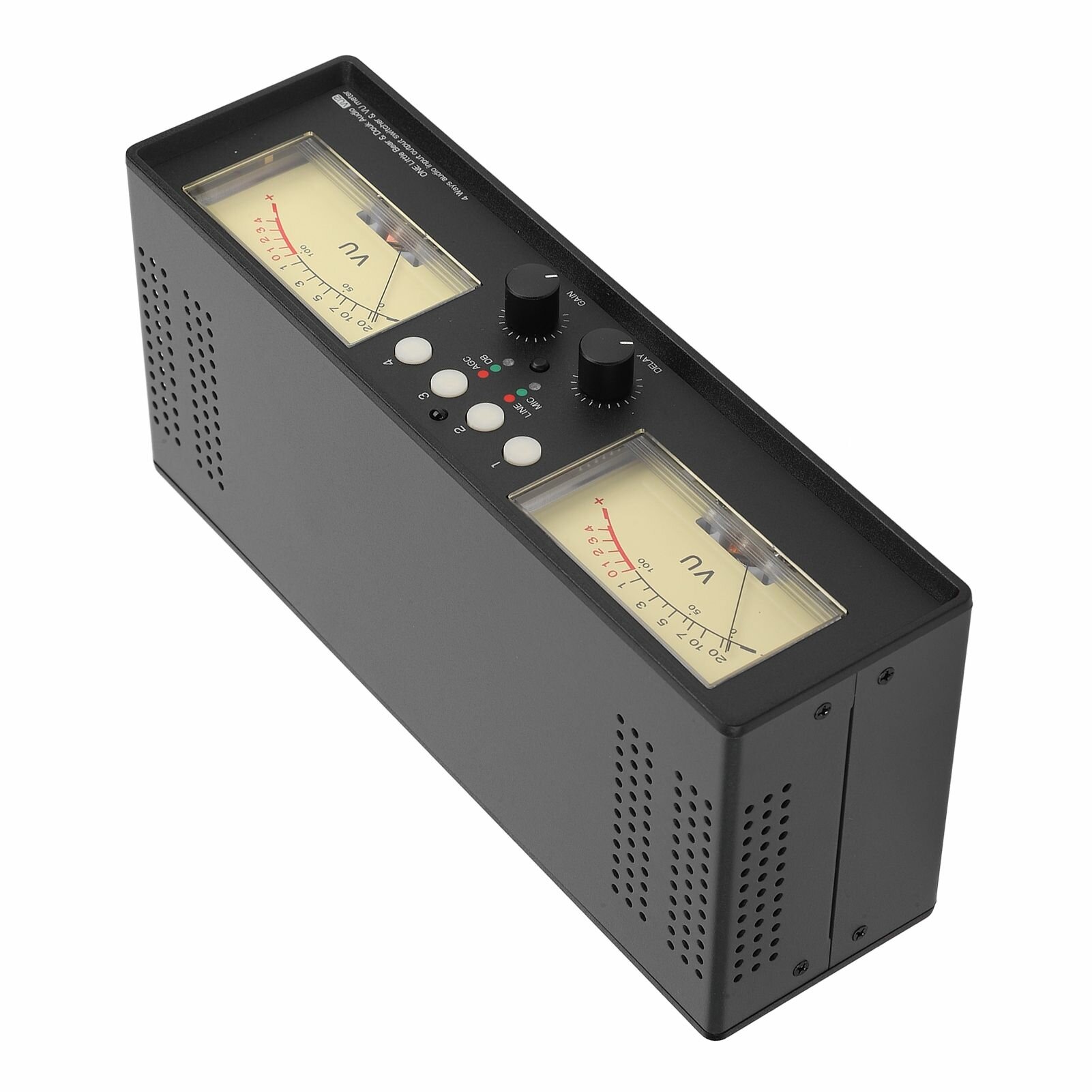 Аудио-сплиттер-переключатель, 4-сторонняя поддержка, одновременная работа, стерео аудио-переключатель, селектор для ноутбука, желтая подсветка