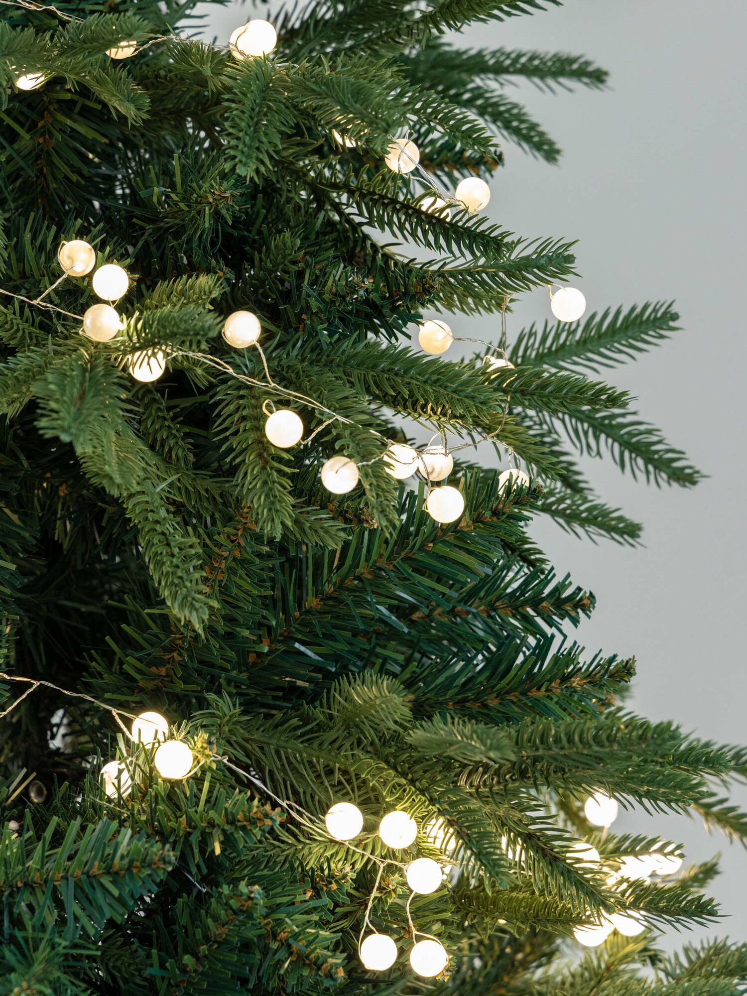 Гирлянда декоративная, 1,5 м, с подсветкой, 100 ламп, акрил/пластик, цветная, Шары, Balls decor