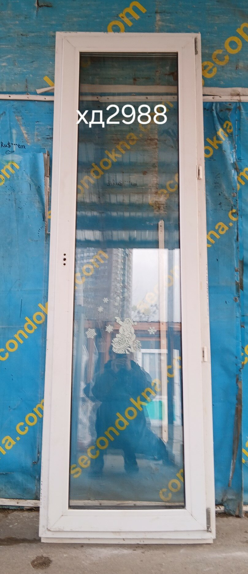 Дверь пластиковая Б/У 2190(в)х680(ш)