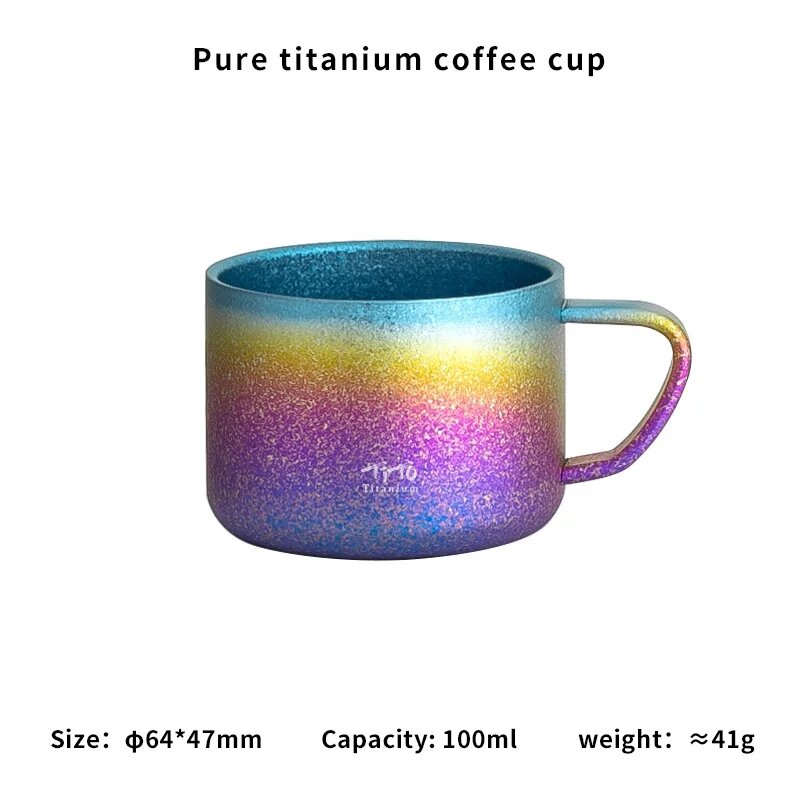 TITO TITANIUM цветная титановая кружка для воды A