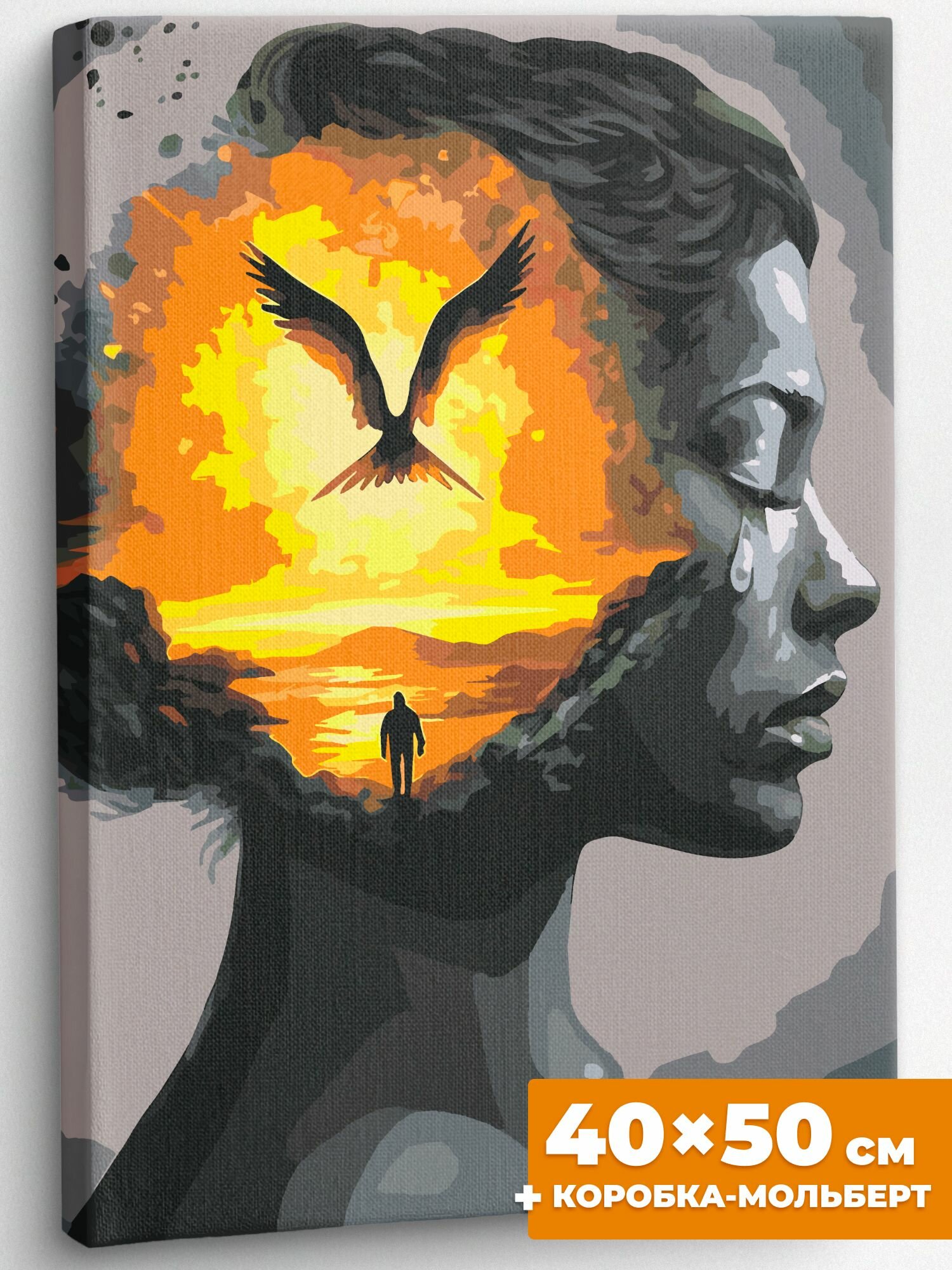 Картина по номерам портрет девушки с глубоким смыслом