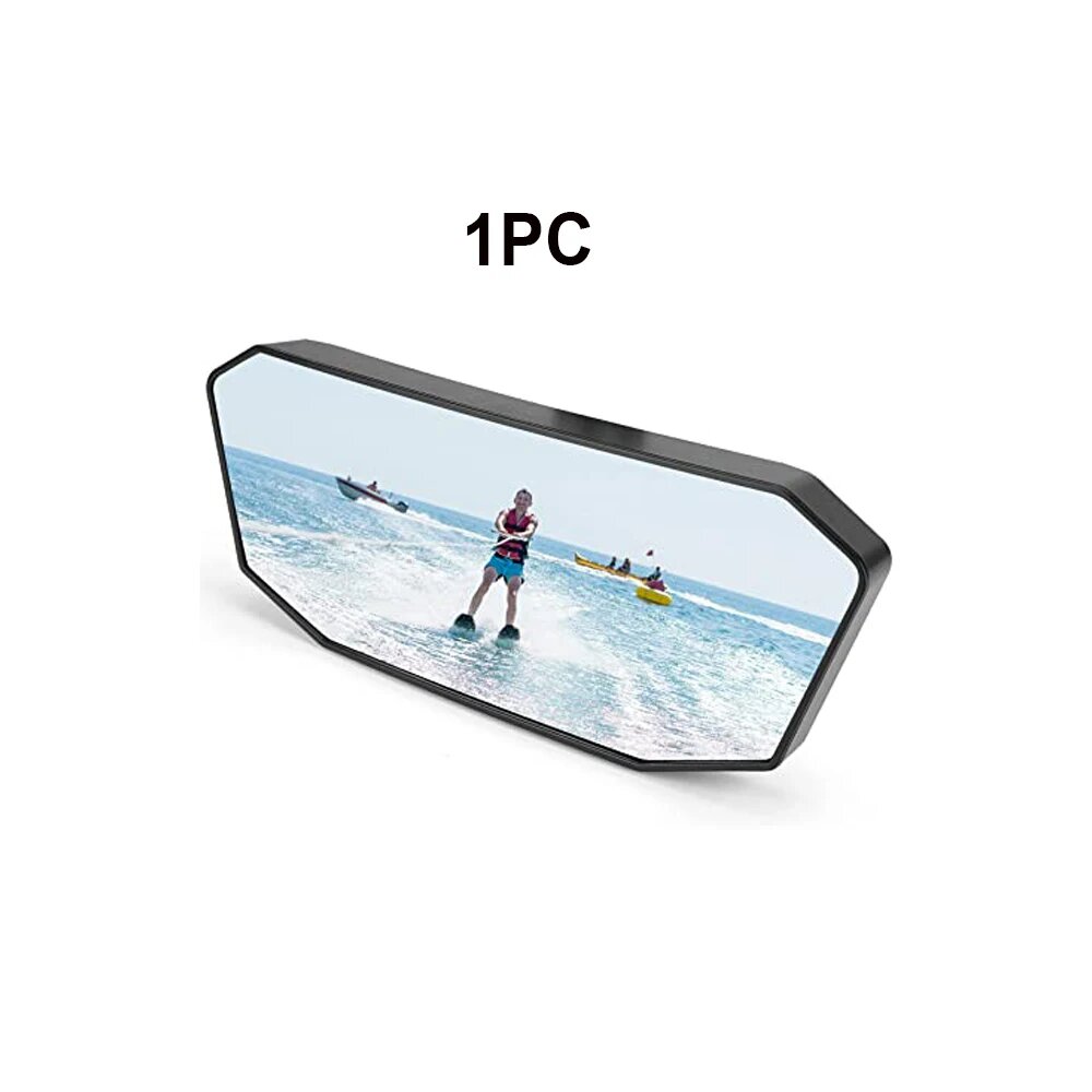 Морское зеркало для лодки, зеркала заднего вида, универсальное для гидроциклов, лодок, водных видов спорта, личное зеркало для серфинга, аксессуары для лодок, Черный