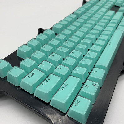 Клавиши для механической клавиатуры 104 клавиши, прозрачные, светлые, полупрозрачные, кристальные, панк, круглые клавиши, двойные цветные инжекционные клавиши