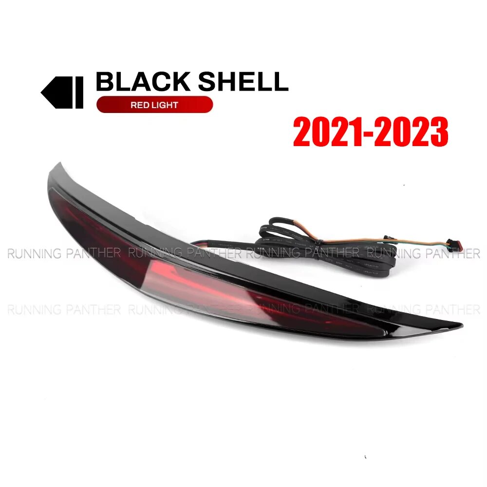 Для Honda Goldwing Gold Wing GL1800 GL 1800 2021-2025 мотоцикла ABS багажник спойлер Black - Red