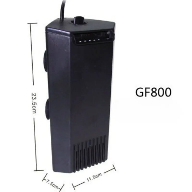 Фильтр аквариумный GF800, EU adapter, черный