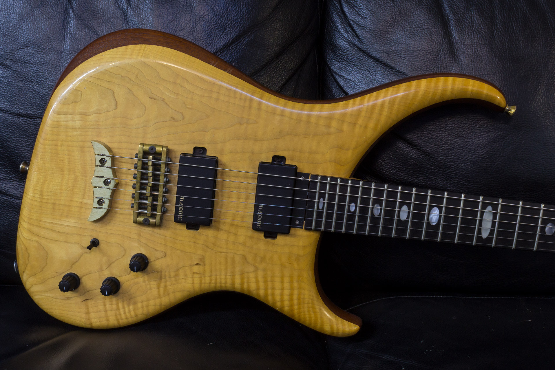 Alembic Orion Flame Maple Baritone Electric Guitar