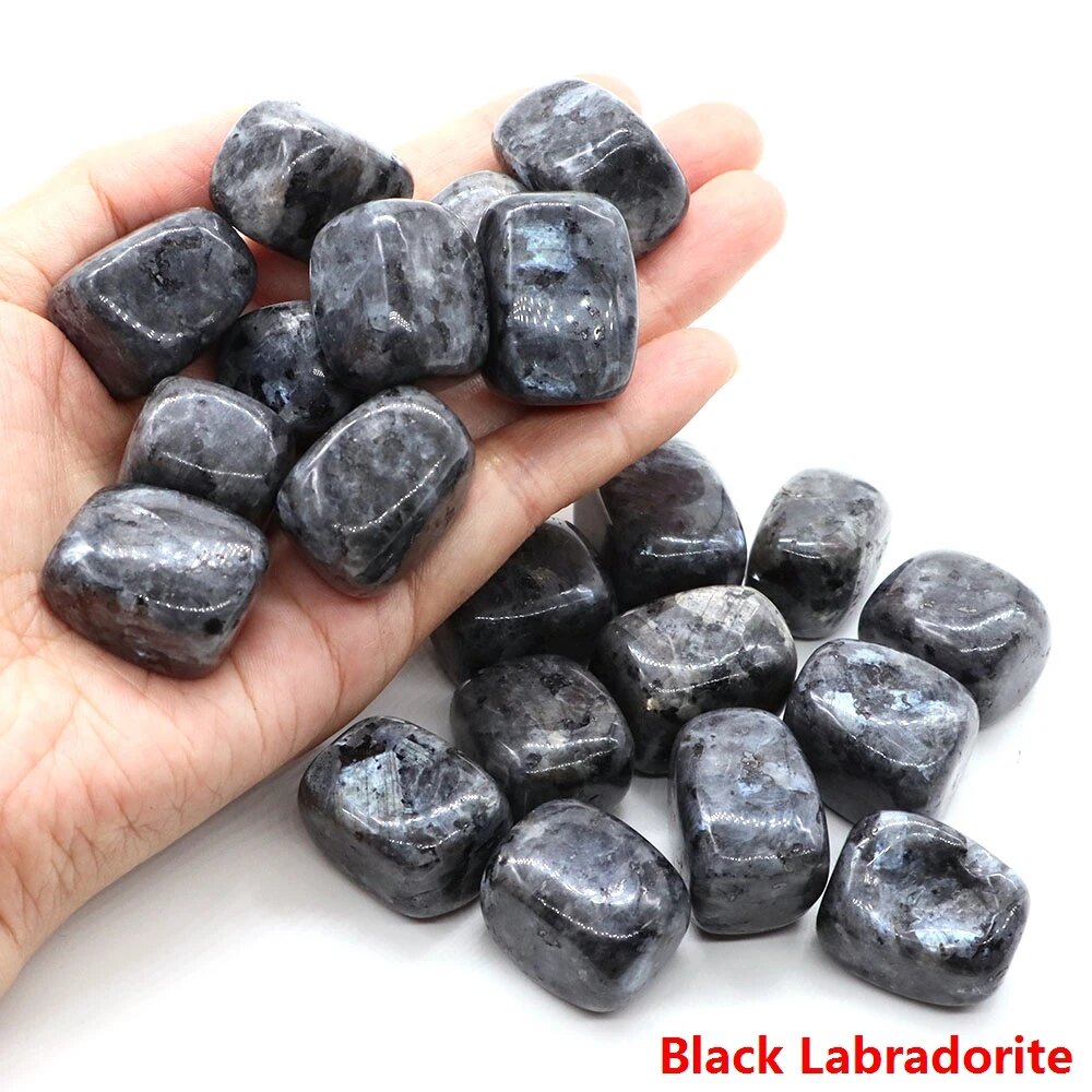 Хрустальный камень Аметист Темно-синий, 100g, Black Labradorite