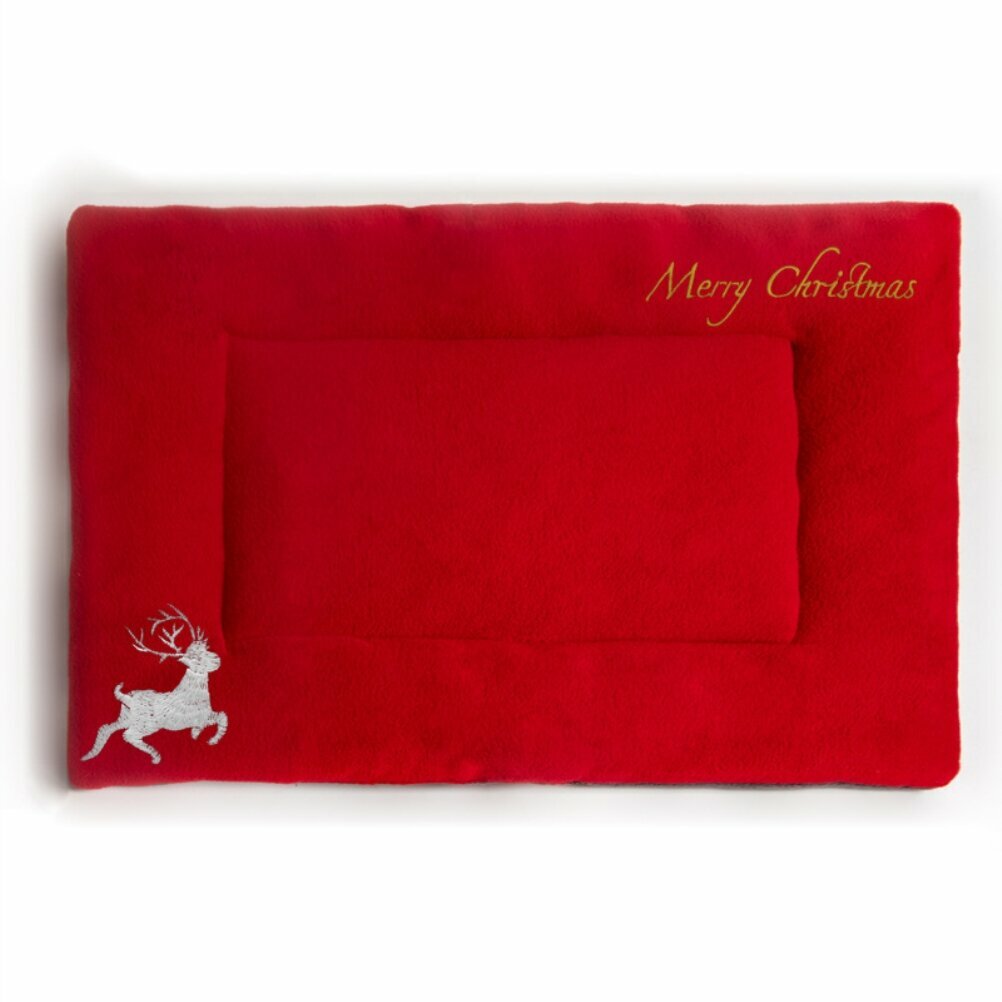 Рождественская тема Pet Cat Dog Bed Mat