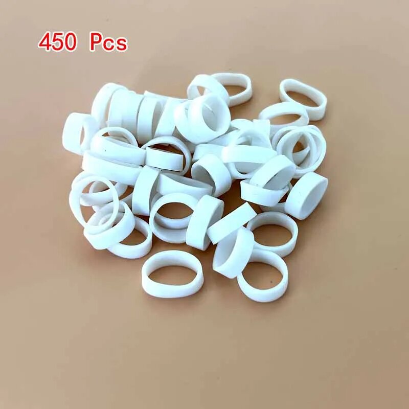 Латексные резинки белые 450 шт