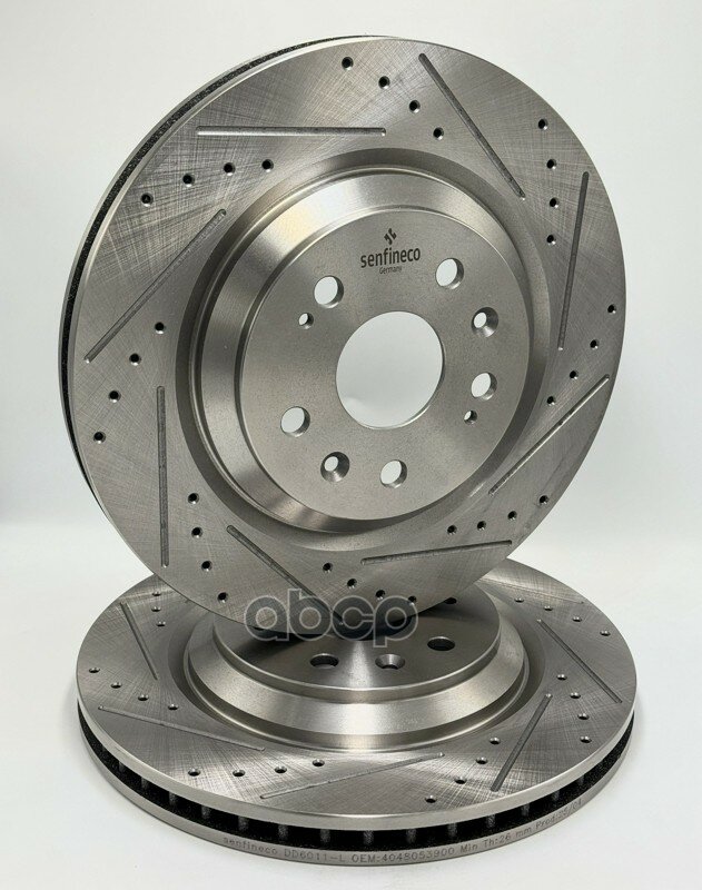 Диск тормозной передний GEELY ATLAS PRO (2019~) GEELY AZKARRA (2020~) (318mm) SENFINECO арт. DD6011