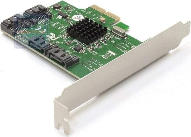 Контроллер PCI-Ex1 -> 4*SATA3 int. Exegate EXE-502