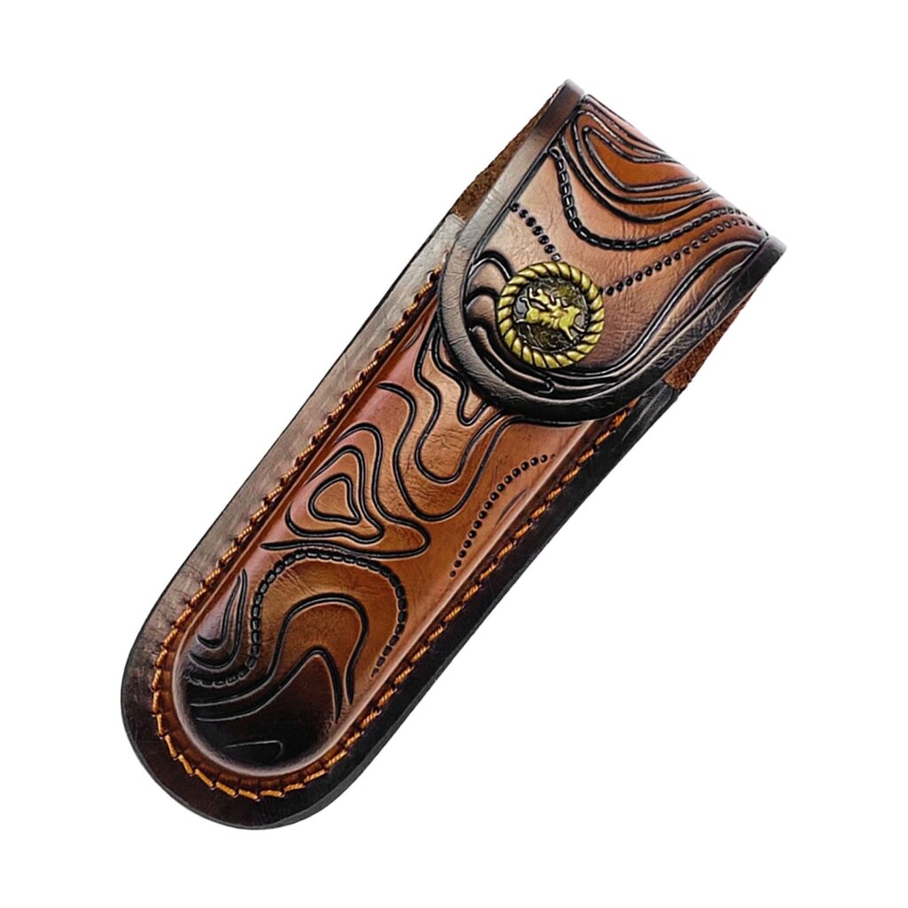 Набор складных ножей из воловьей кожи-L