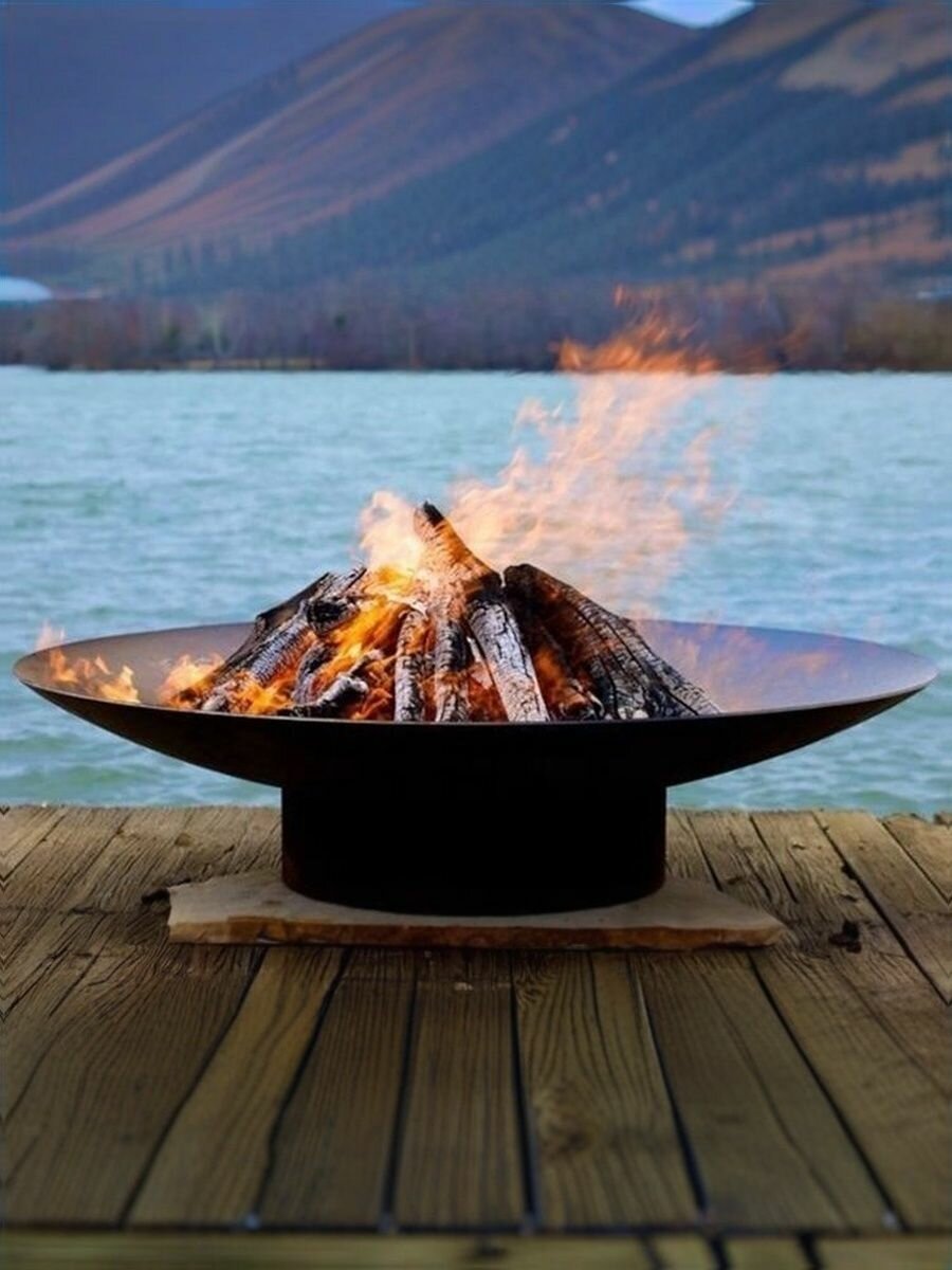 Костровая чаша Сфера ECO ROUND D-800, толщина 4,5 мм.