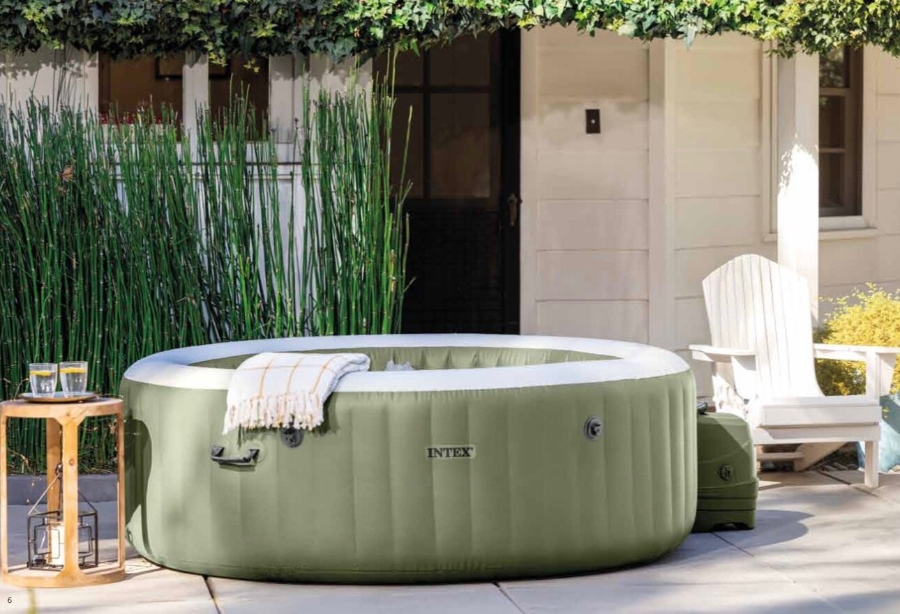 Надувная джакузи INTEX PureSpa Bubble Therapy 196x71см-4 персоны ; артикул 28426