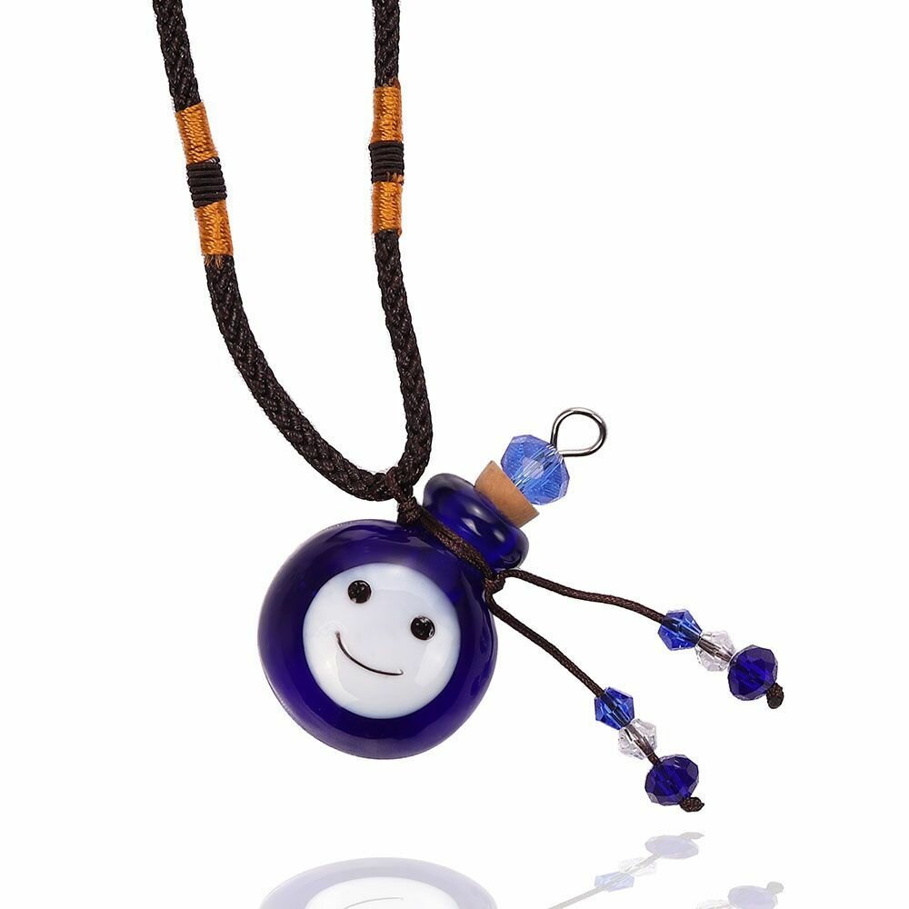 Аромакулон для эфирных масел на шею, кулон на цепочке/Бутылки с духами и эфирным маслом