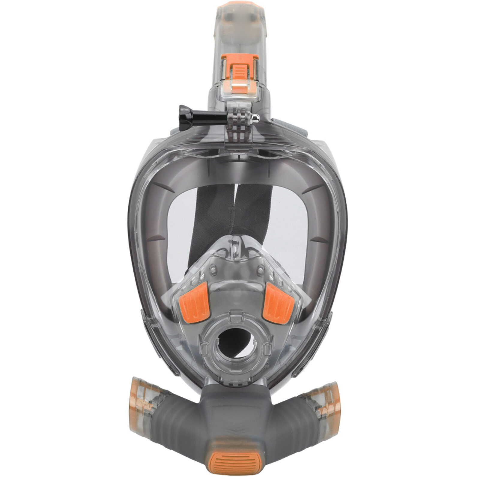 DS01 Подводная дыхательная трубка для подводного плавания с аквалангом, комплект защиты для лица, комбинация оранжевого цвета (S/M)