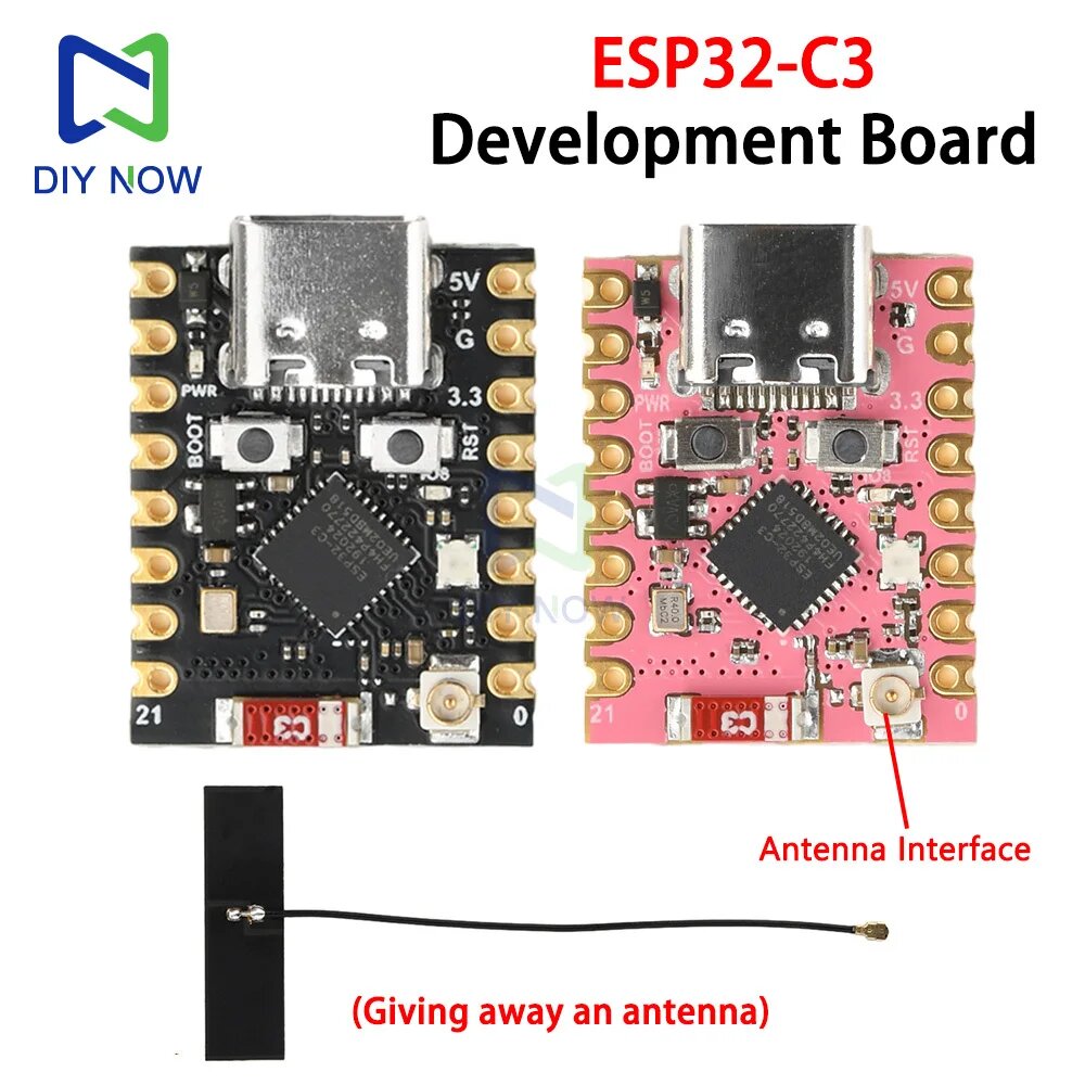 ESP32-C3 Black Wi-Fi Bluetooth модуль — фото 1