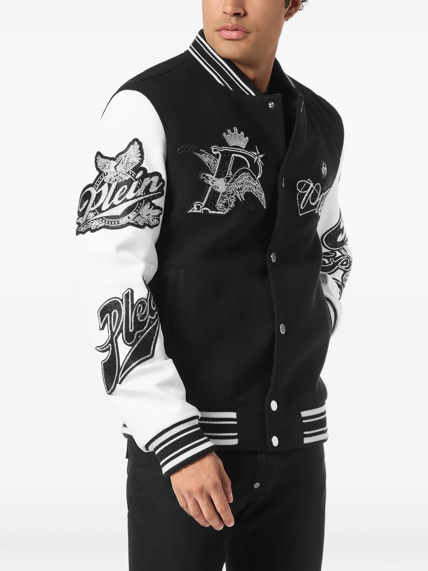 Куртка PHILIPP PLEIN, размер S, black/black — фото 1