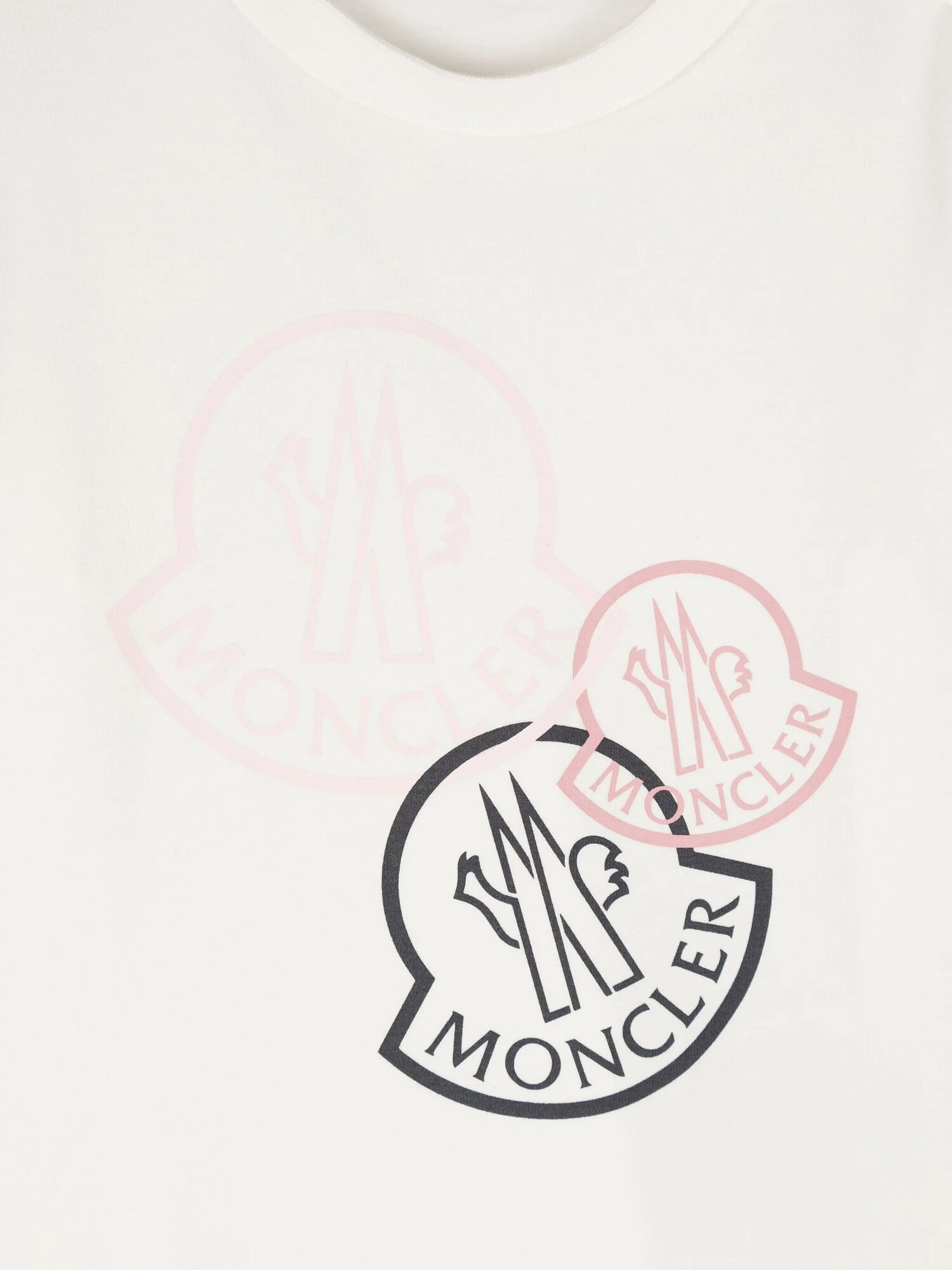 Футболка Moncler, размер 18-24 мес, белый — фото 1