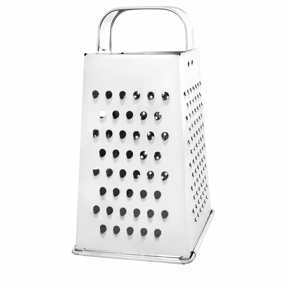 Терка 4 грани 22х11х8,5 см, белая жесть, BOOMHOUSE (БумХаус) Classic, 701858, 701858