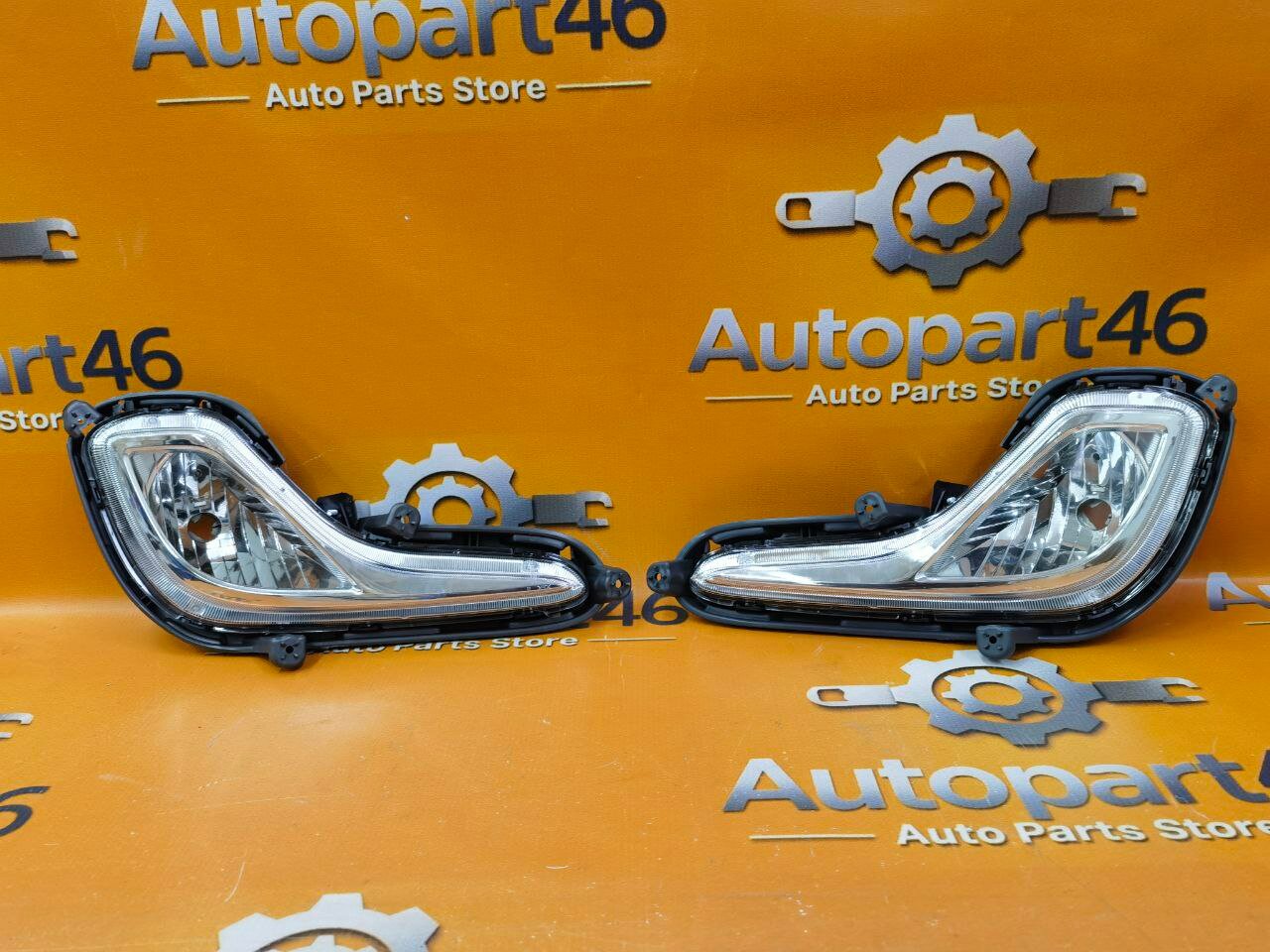 Туманки Хендай Солярис HYUNDAI SOLARIS 10-14 фары противотуманные комплект 2 шт.