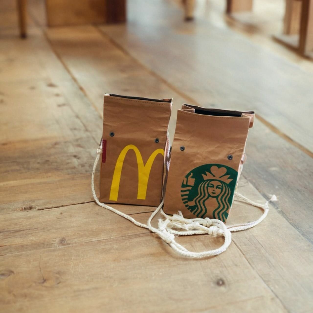 OZ-WDWT-Для Starbucks Портативная сумка для стакана воды с завязкой