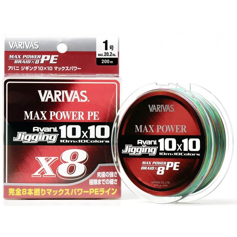 VARIVAS Avani Jigging PE леска 78LB, 300M