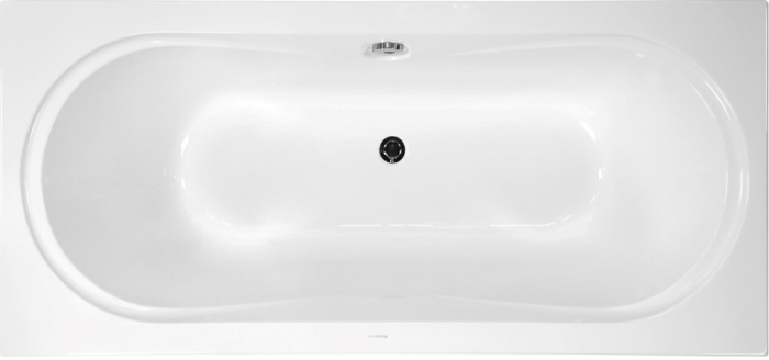 Акриловая ванна Vagnerplast Briana 180x80 см, пристенная, ультрабелая, с каркасом