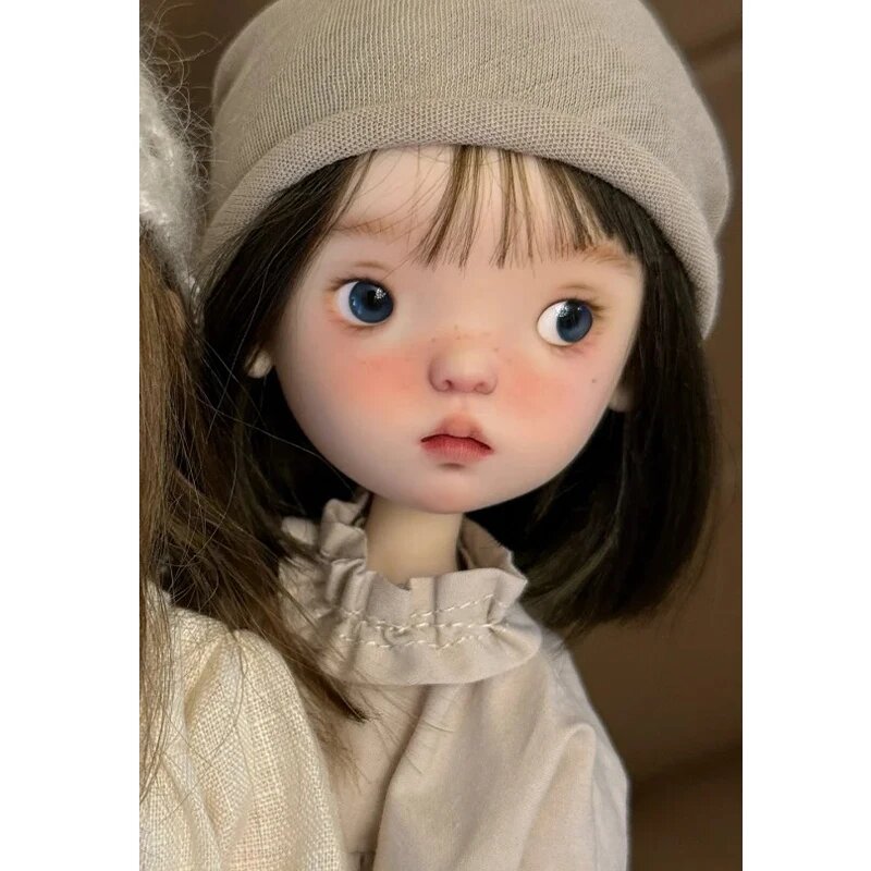 Шарнирная кукла Landoudou 1/6 резиновая голова makeup Nude Doll, Normal Skin