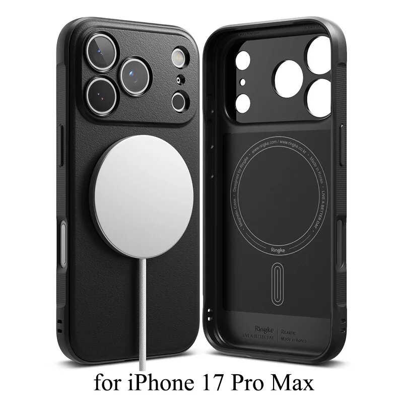 Чехол Ringke с ониксом, предназначенный для iPhone 17 Pro Max, защита от отпечатков пальцев, предотвращает нескользящий мягкий чехол с точным вырезом Magnetic
