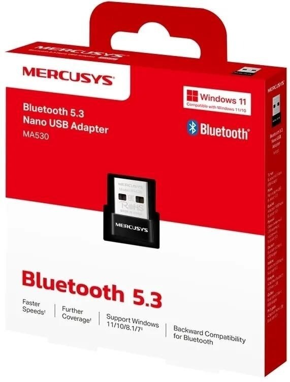 Адаптер Bluetooth Nano USB Mercusys MA530 — фото 1