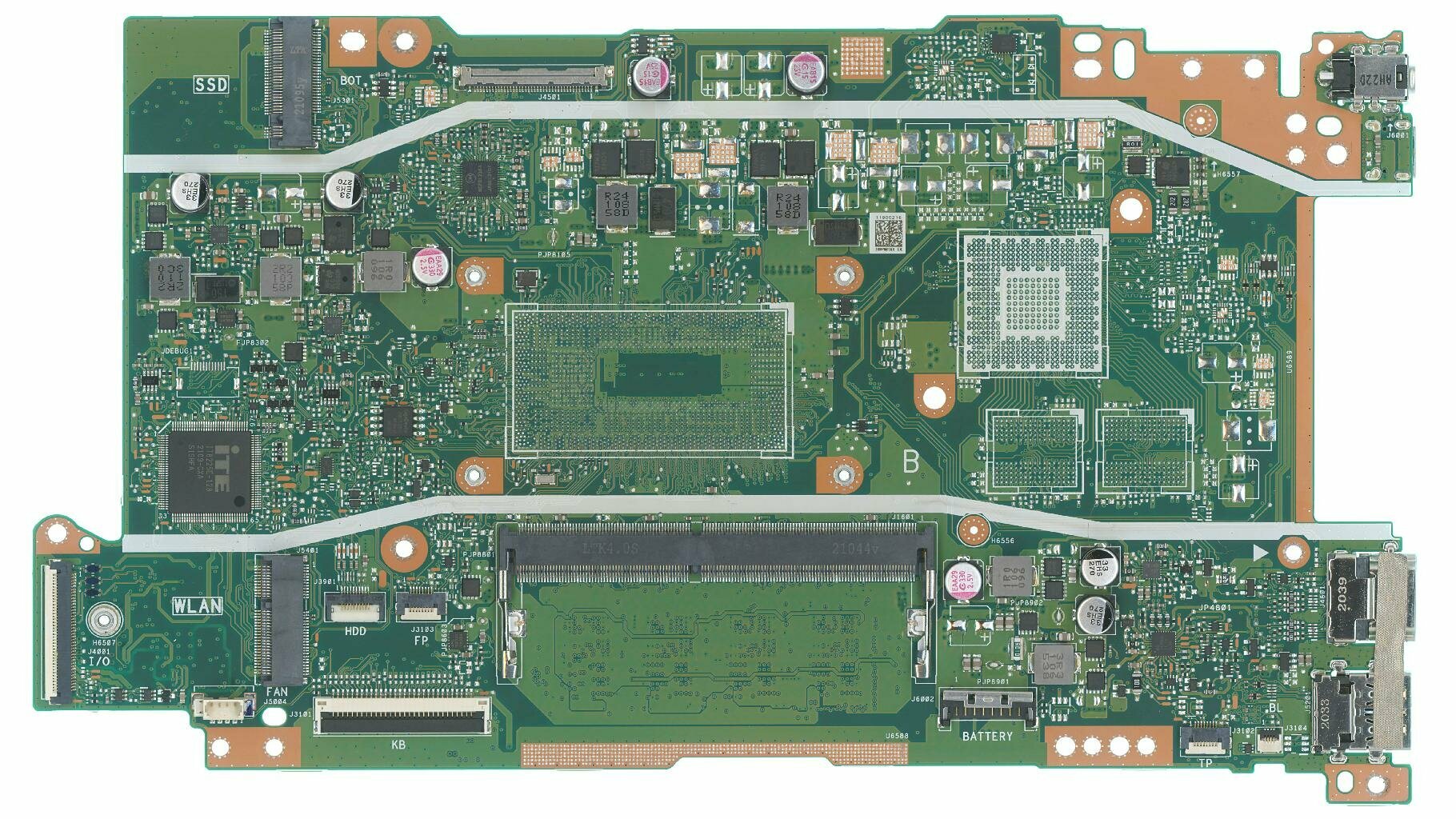 Материнская плата ASUS X509FA донор компонентов