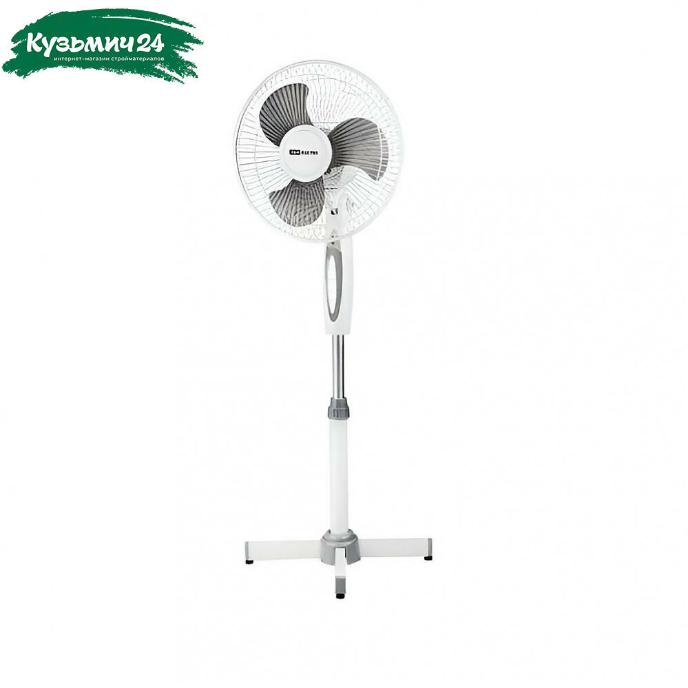 Вентилятор напольный TDM ВП-01 Тайфун, механическое управление, 3 скорости, белый, 40 Вт, 1 шт.