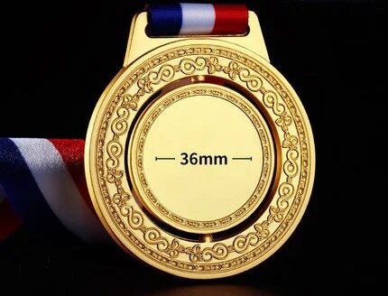 Медаль золотая HOGNSIGN 36mm
