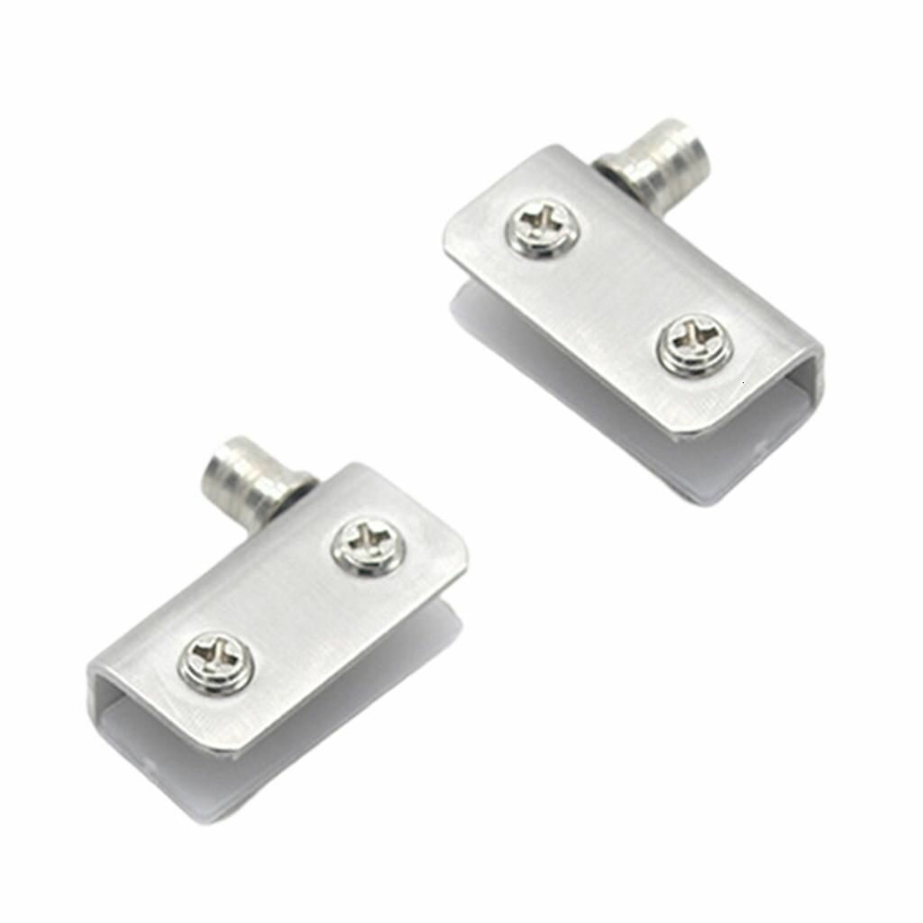 Петля для крепления дверцы шкафа с поворотным отверстием на 360 градусов -верхняя и нижняя стеклянные петли