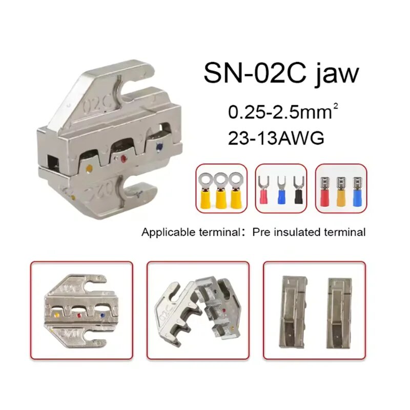 Плоскогубцы для обжима клемм SN-02C jaw