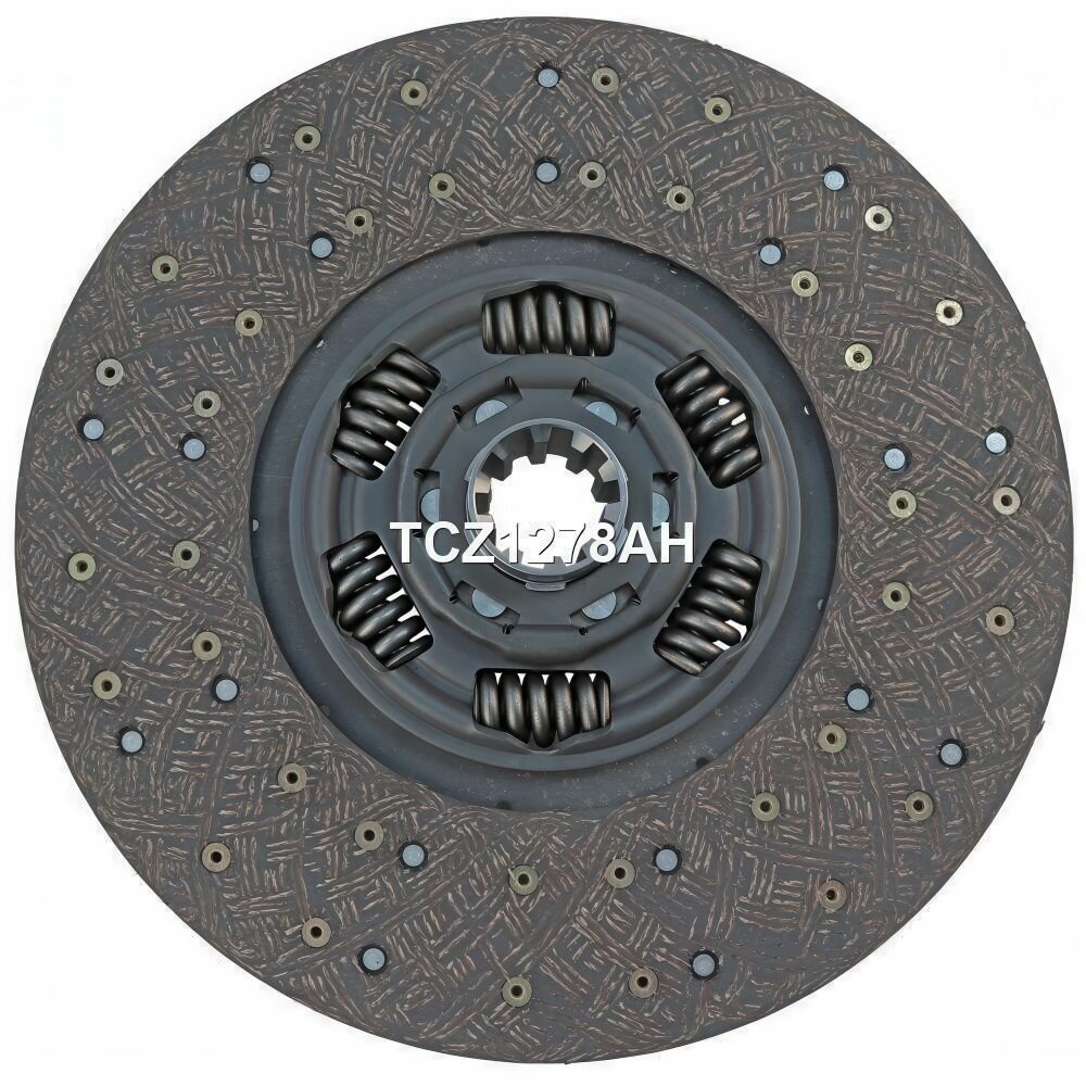 Диск сцепления ведомый, для Ивеко Евростар Евротеч Евротрекер Стралис Треккер арт TCZ1278AH