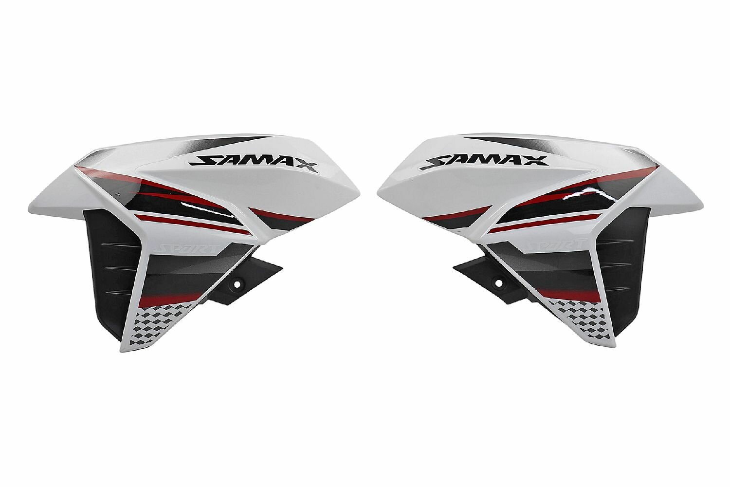 Облицовка бензобака Alpha SA Max (состоит из 6-х частей) серебристо-белая