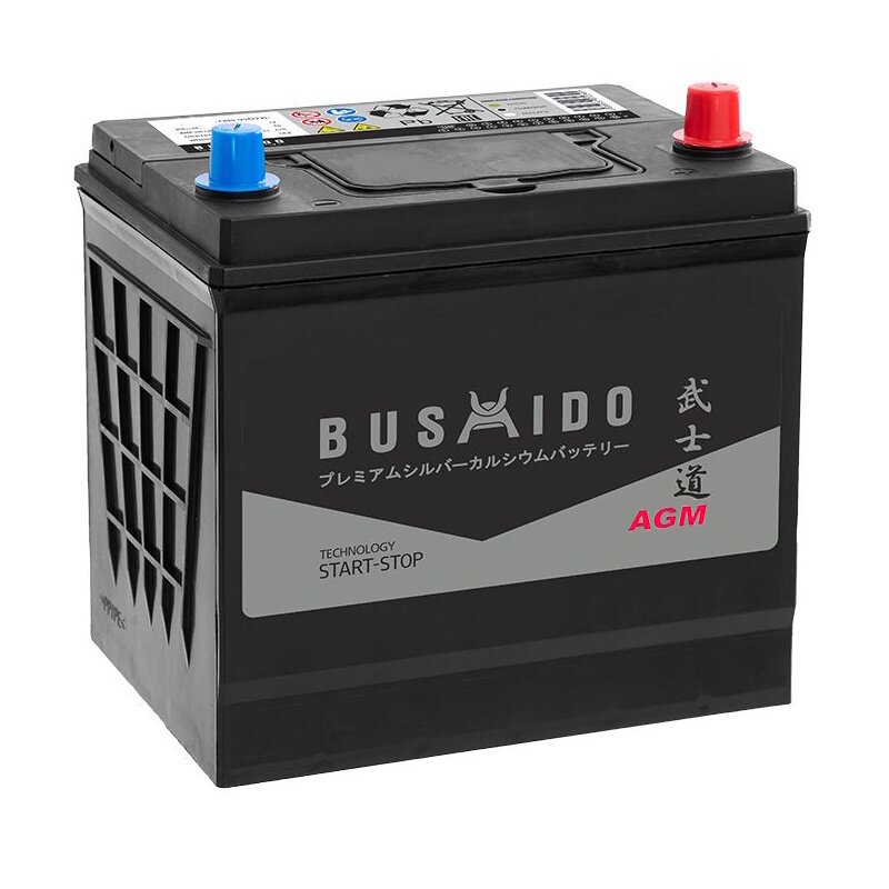 Аккумулятор BUSHIDO AGM D23L (12В 65Ач 620А 232х172х220мм) обр. пол.