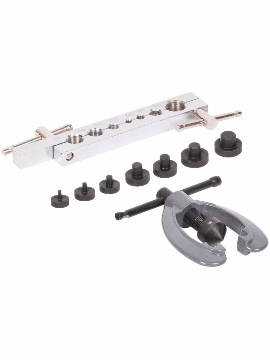 Набор для развальцовки трубок 9 предметов, 4,8-15,9 мм, АвтоDело (40407)