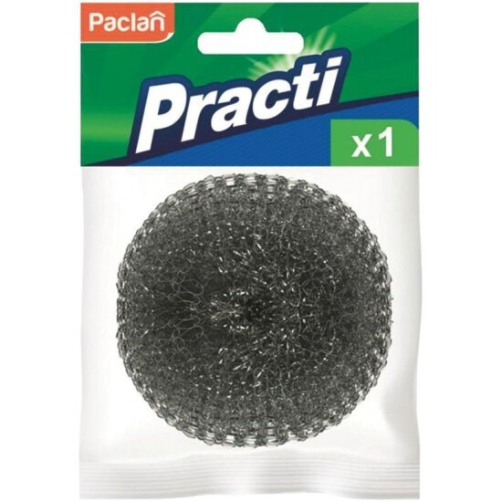 Губка для посуды Paclan "Practi Spiro" металлическая, спиральная, 15 г.