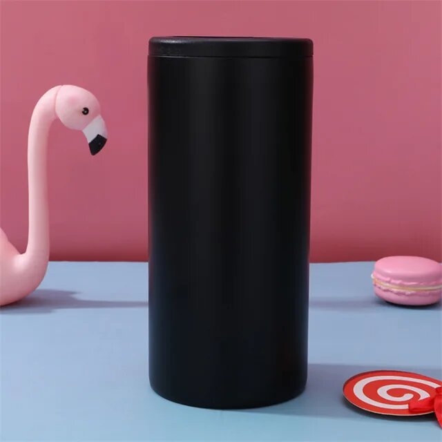 Вакуумный пивной термос на 12 унций с двойными стенками для хранения сока, колы и бутылок, креативные кружки для охлаждения пива из нержавеющей стали 304