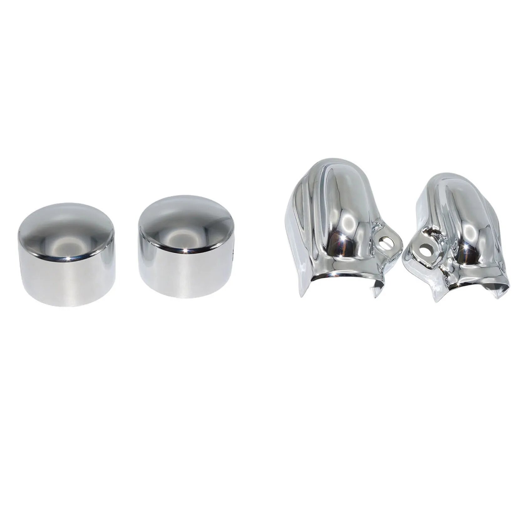 Колпачки оси мотоцикла, серебряные, Axle Cap Set 2