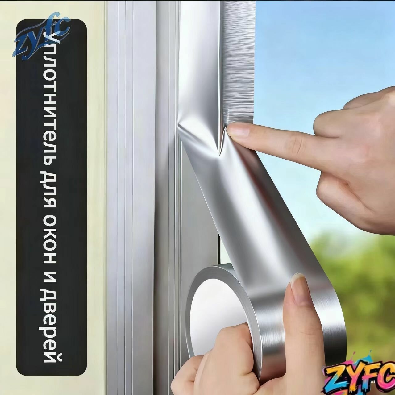 Ветрозащитная лента для дверей и окон, лента для герметизации окон
