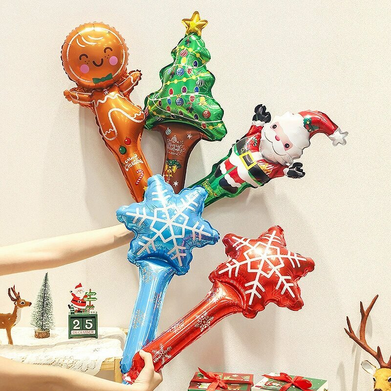 Рождественские украшения, браслеты, воздушные шары, подарки для детей в детский сад, реквизит для фотосессий, декор для