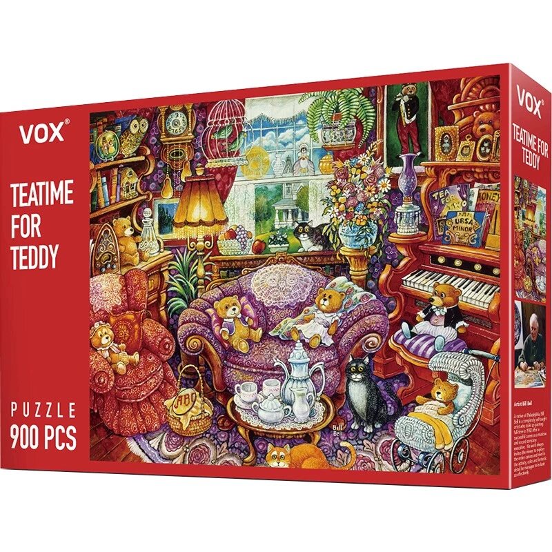 Пазл VOX для взрослых, 1000 или 900 элементов, с изображением сада Барбары в рождественском стиле, масляная живопись,