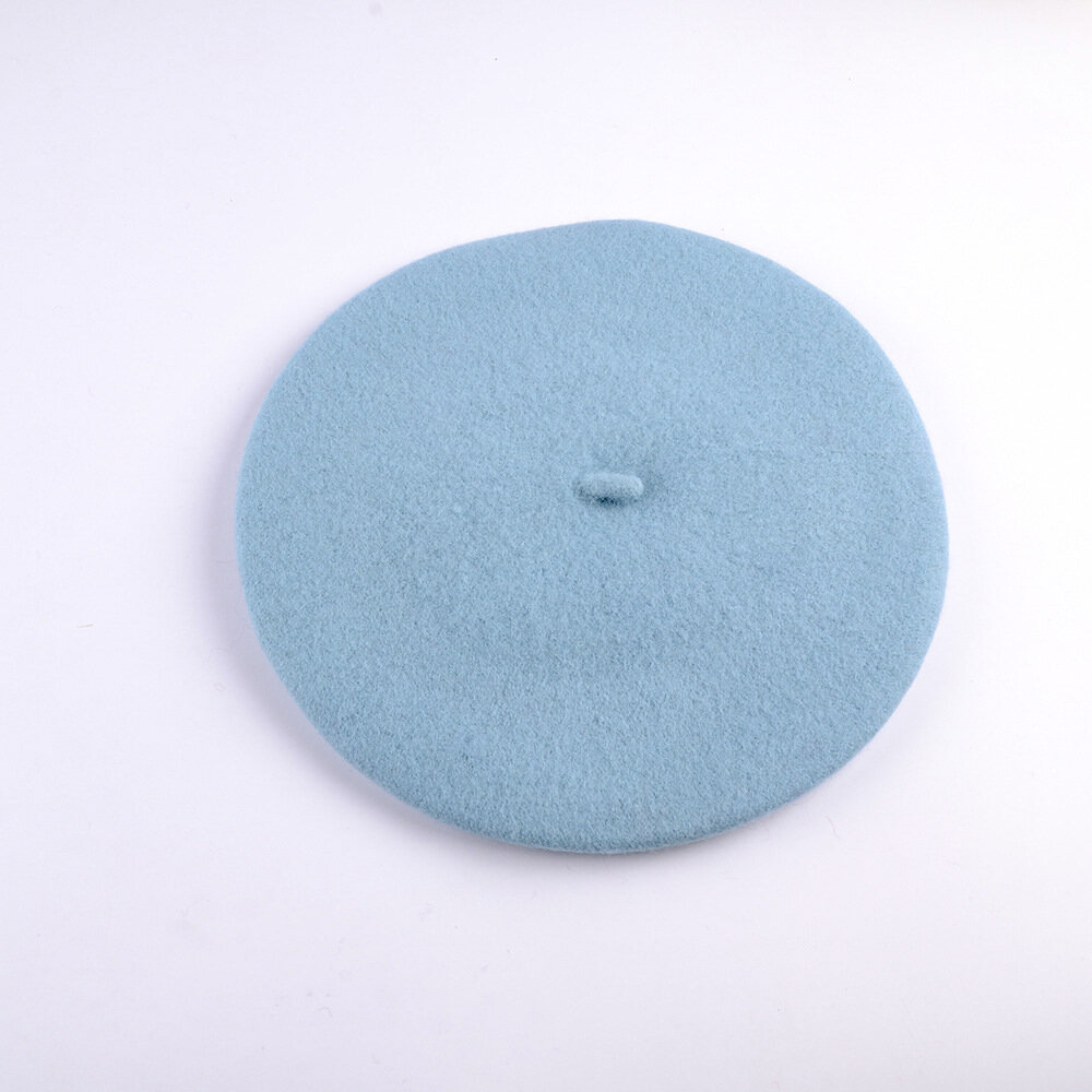 Осенние и зимние шапки, шерстяные универсальные корейские стильные модные береты, женская шляпа художника, , тыквенная шляпа, повседневный шерстяной берет