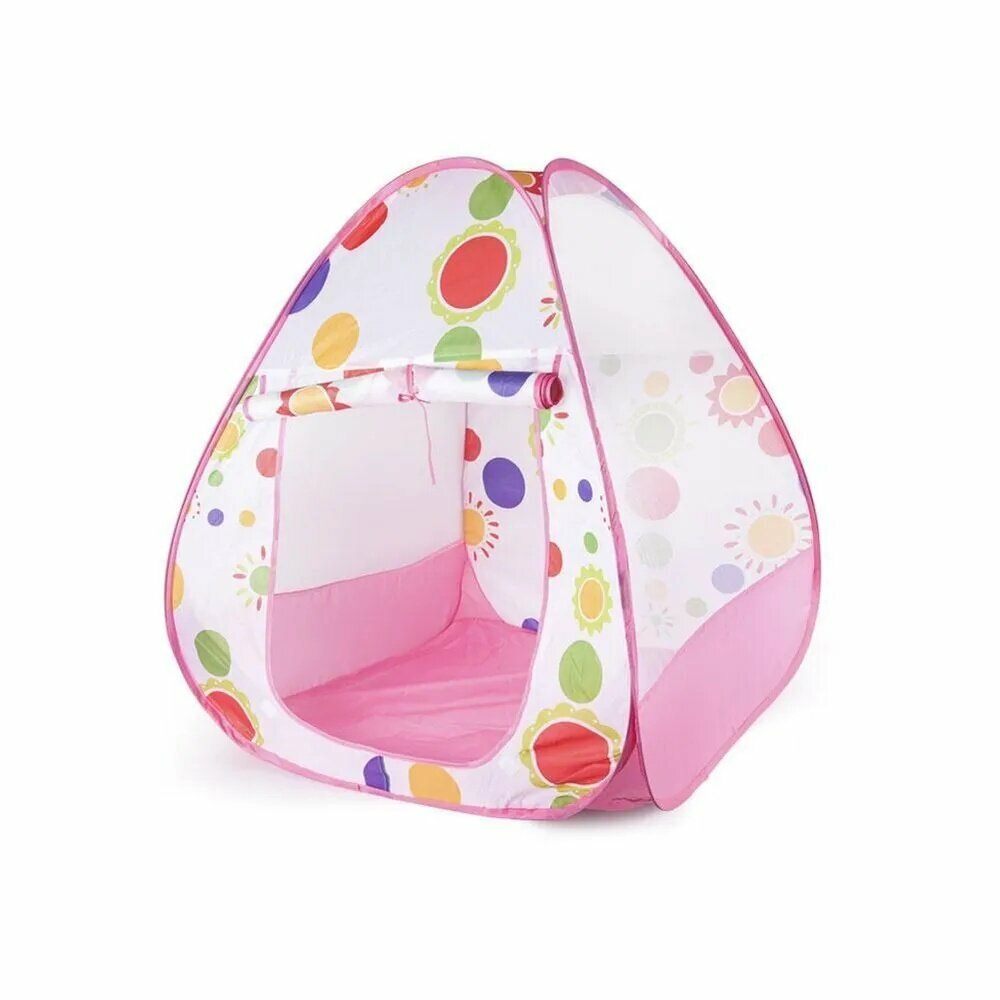 Детский игровой домик-палатка "Весёлые зверята" с шариками 50шт.