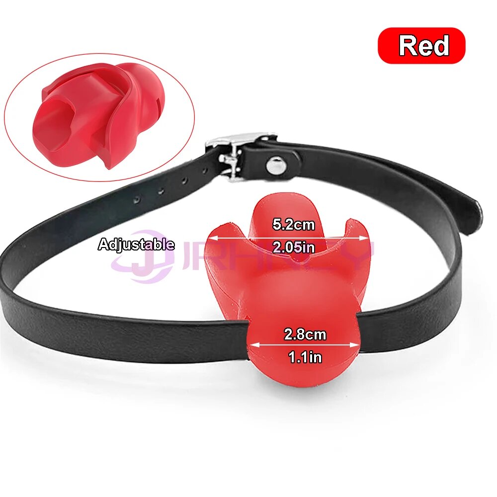 БДСМ Кляп для рта Игры для взрослых Секс-игрушки Латексный кляп с открытым ртом Мяч Бондаж Секс-товары Секс-игрушки для пар 18+