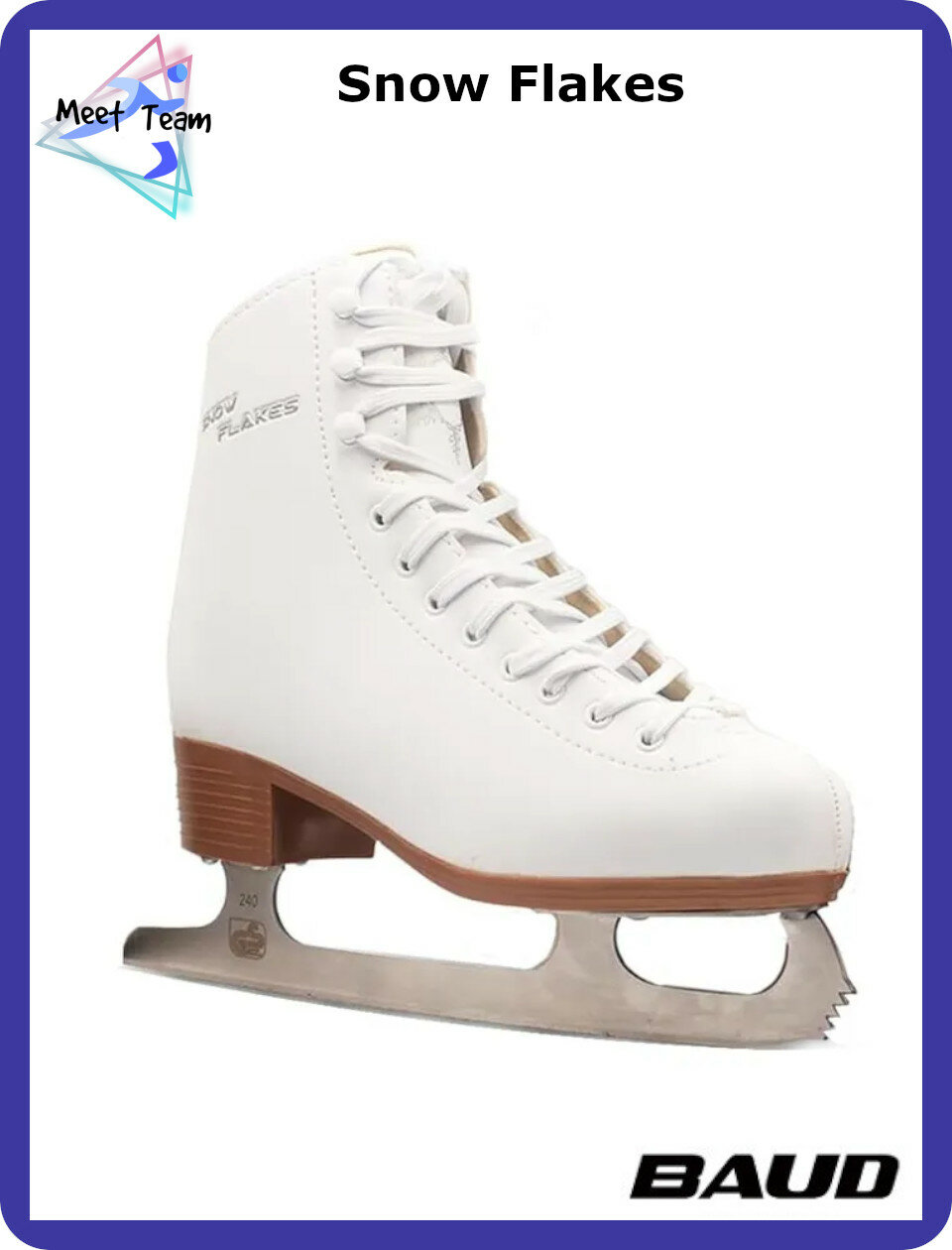 Коньки фигурные BAUD Snowflakes (37)